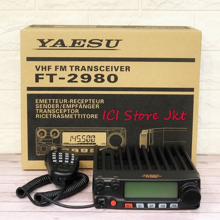 Jual Radio Rig Yaesu Ft 2980 / Original / Garansi Resmi | Shopee Indonesia