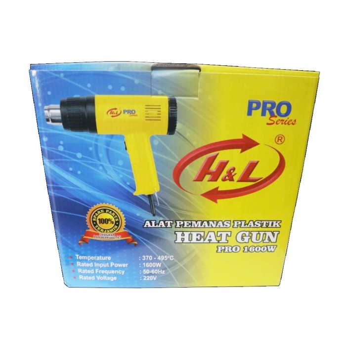 Jual Hnl Hot Gun 1500Watt Heat Gun Air Pistol Panas Pemanas Sticker Sablon Byj | Shopee Indonesia