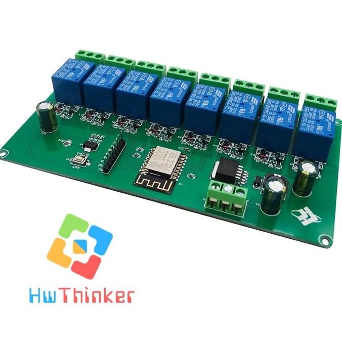 Jual Modul Relay 8 Channel ch 8ch WIFI ESP-12F ESP8266 10A IOT | Shopee ...