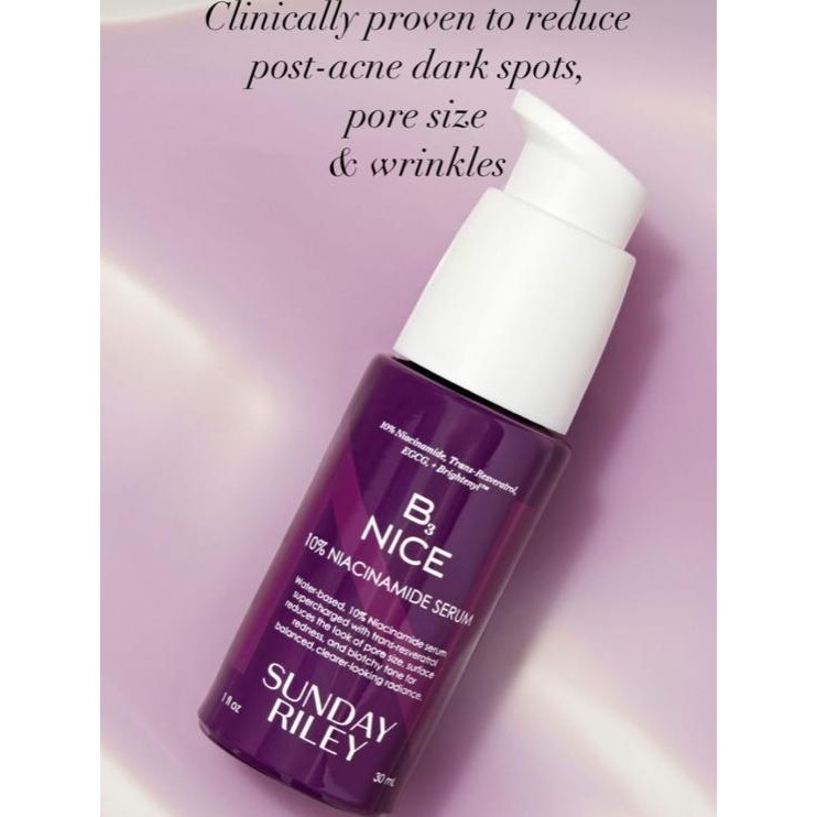 Jual Sunday Riley B3 NICE 10% NIACINAMIDE SERUM Pores Post Acne Dark ...