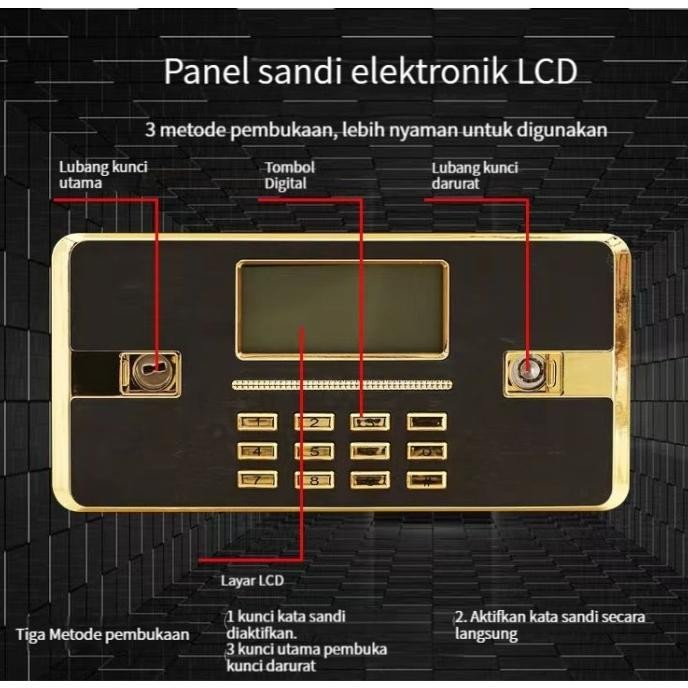 Jual Brankas Tahan Api Safety Box HIGHLINE | Shopee Indonesia