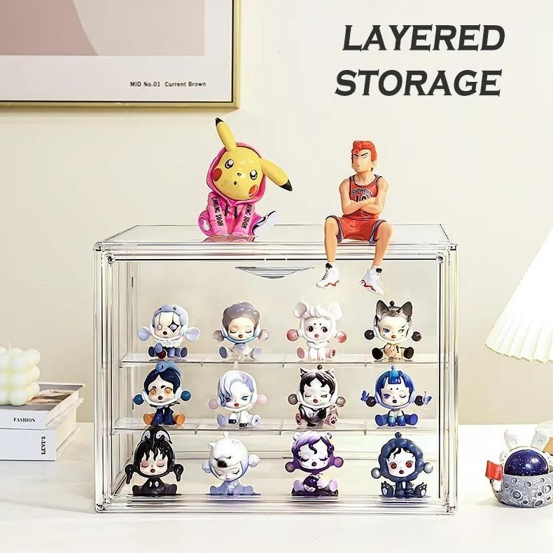 Jual [ PROMO ] Action Figure Box Display Box Full Acrylic Box Pop Mart ...