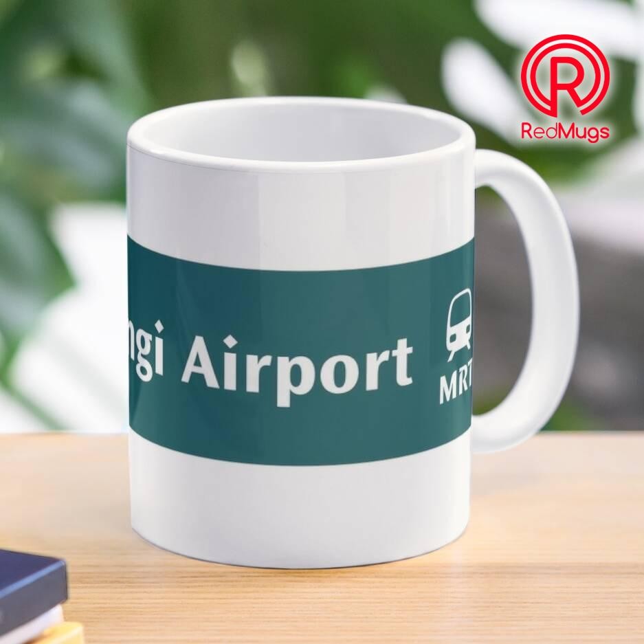 Jual Mug Custom Changi Airport MRT Sign Classic Mug | Shopee Indonesia