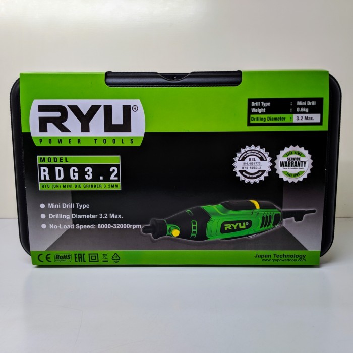Jual Mesin Tuner Mini Die Grinder Ryu Rdg 3.2 | Shopee Indonesia