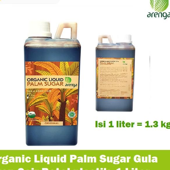Jual Arenga 1 Lt Organic Palm Sugar Gula Aren Cair Botol Plastik ...