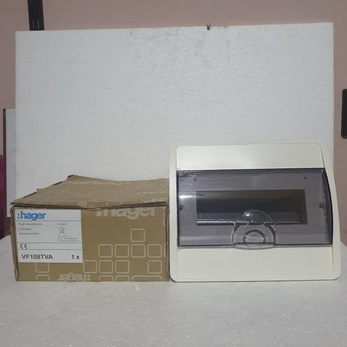 Jual New!! Box Mcb Hager 8 Group / 8 Module Vf108Tva Inbow Ib Tanam ...