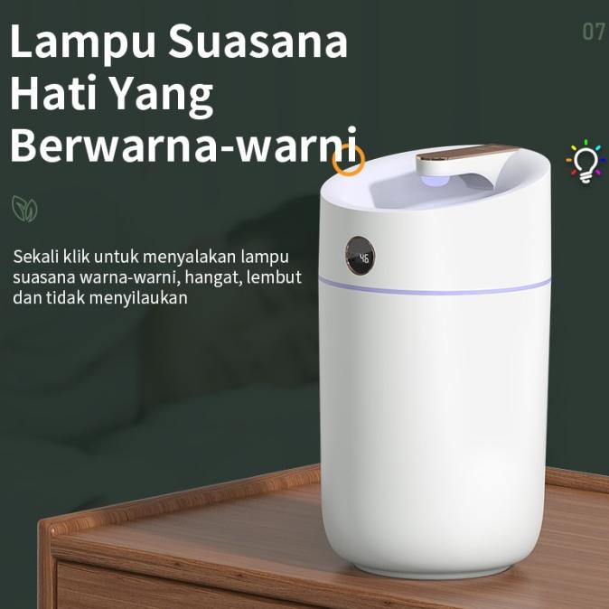 Jual Air Humidifier 3L Diffuser Dual Nano Spray+Breathing Light+Display ...