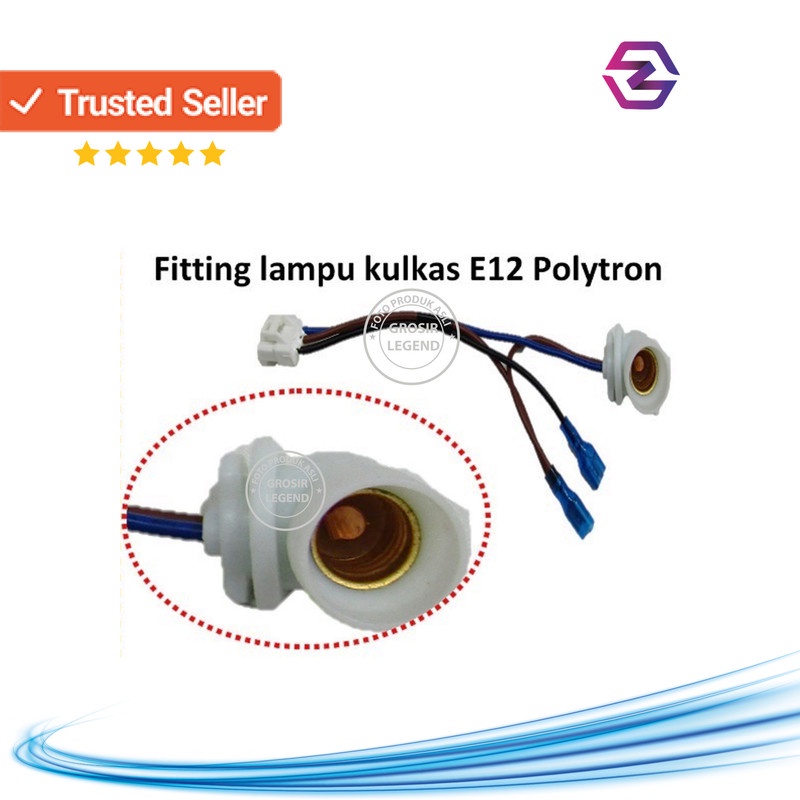 Jual Fitting lampu kulkas POLYTRON E12 | Shopee Indonesia