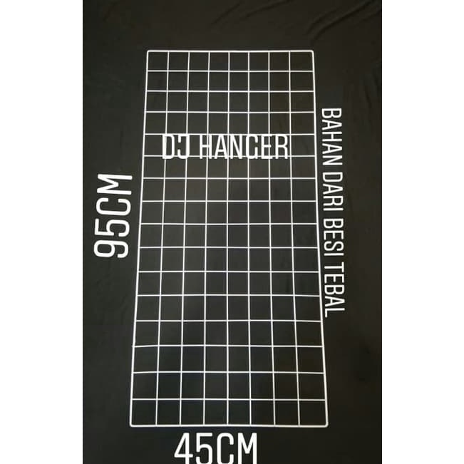 Jual Model Terkini Jaring Ram Besi Dinding tebal Ukuran 45x95cm ...