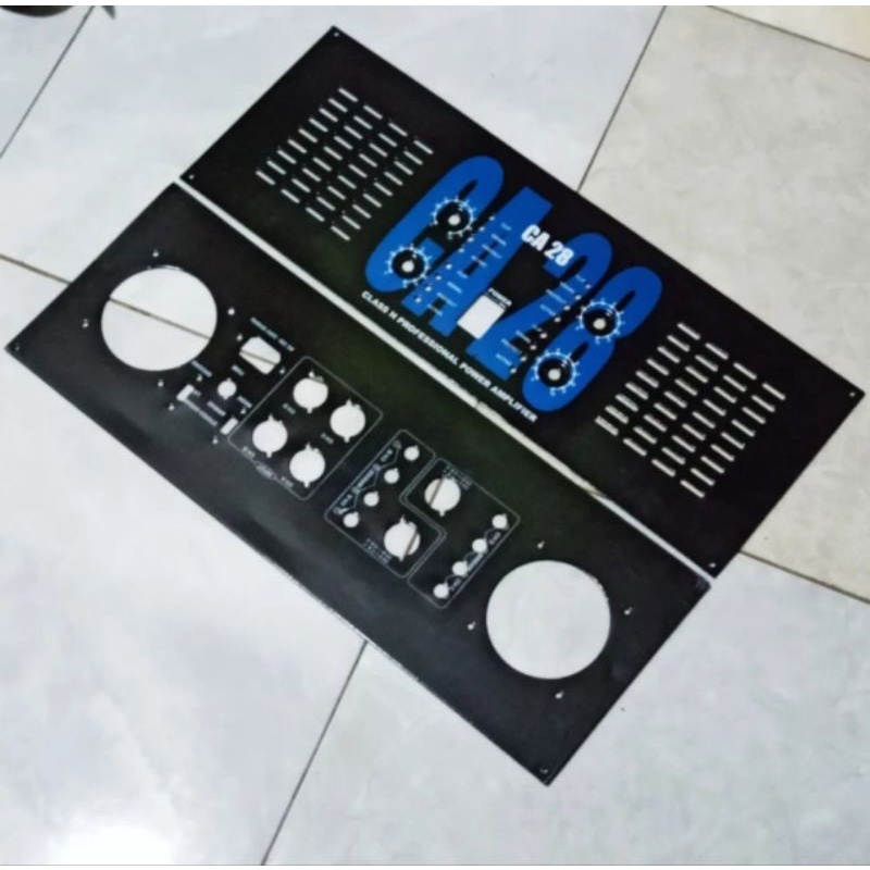 Jual Plat Panel Depan Belakang Power Amplifier Stereo CA28 | Shopee Indonesia
