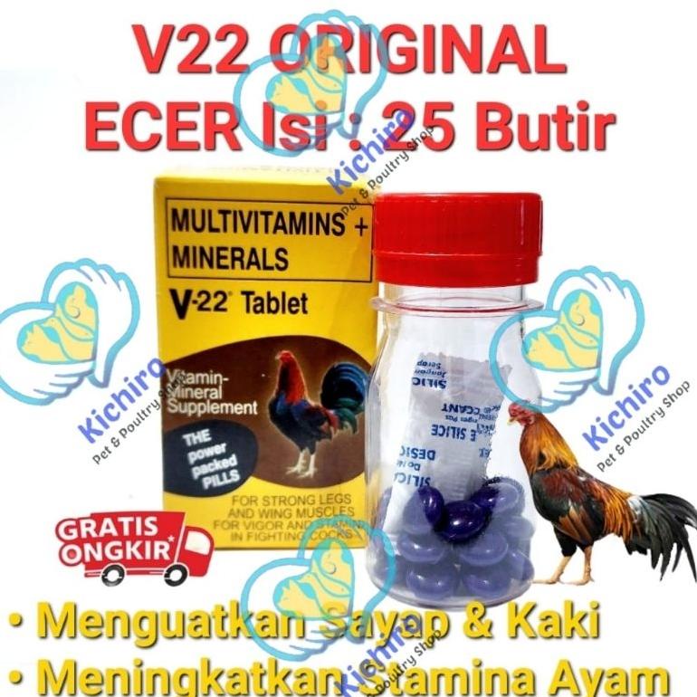 Jual UDI515 V-22 Original Super Multivitamin + Mineral isi 25 Tablet ...