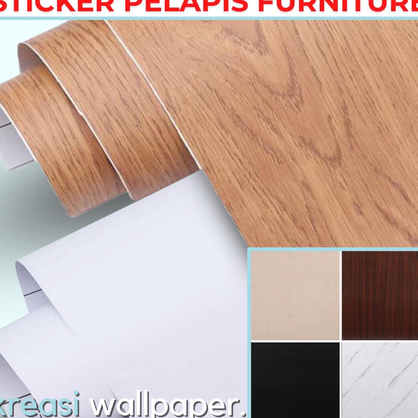 Jual codeJj8J3 Sticker Decosheet PVC Pelapis Meja Furniture HPL Kayu ...
