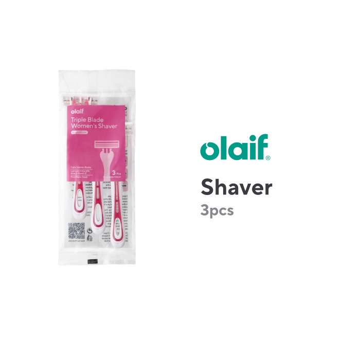 Jual Olaif Triple Blade Women's Shaver - Alat Cukur Wanita 3pcs ...