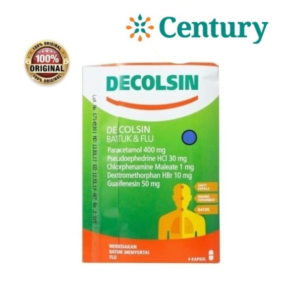 Jual DECOLSIN 1 STRIP 4 TABLET | Shopee Indonesia