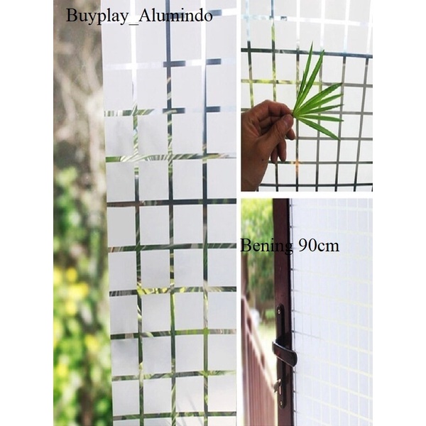 Jual [Ready] Sticker / Stiker Kaca Film Sandblast Sunblast Motif Kotak ...