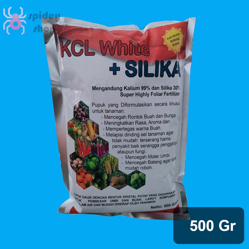 Jual Kcl White Plus Silika 500 Gram Anti Rebah Batang | Shopee Indonesia