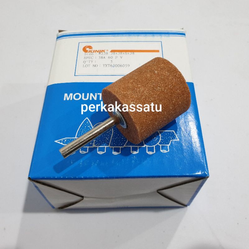 Jual BATU GERINDA BOTOL W238 38 X 38 X 6 MM KINIK MOUNTED STONE ...