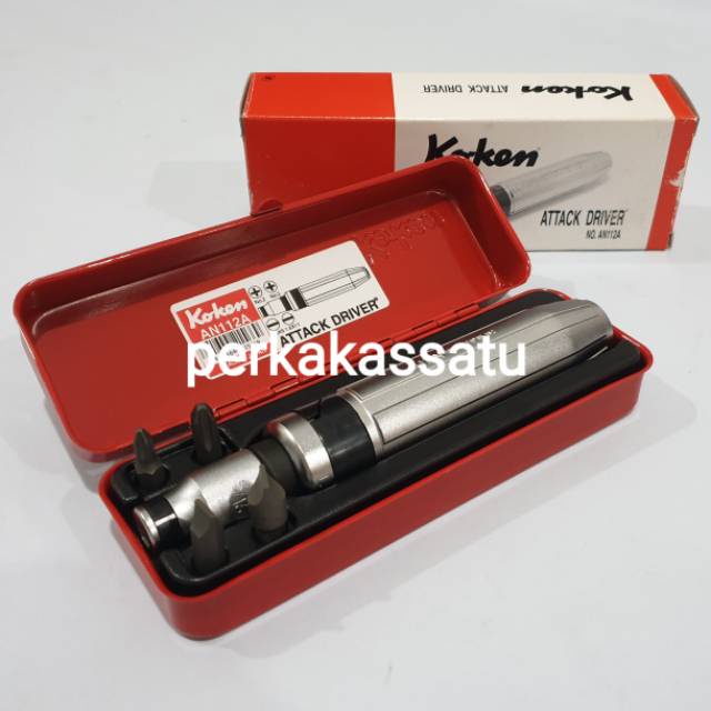 Jual OBENG KETOK KOKEN AN112A JAPAN ATTACK DRIVER IMPACT SCREWDRIVER ...