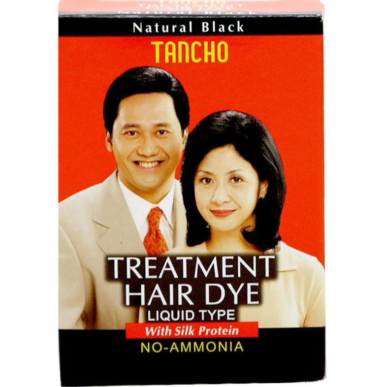 Jual Tancho Semir Rambut Hitam Cair 20Ml Treatment Black Hair Dye Nyp ...