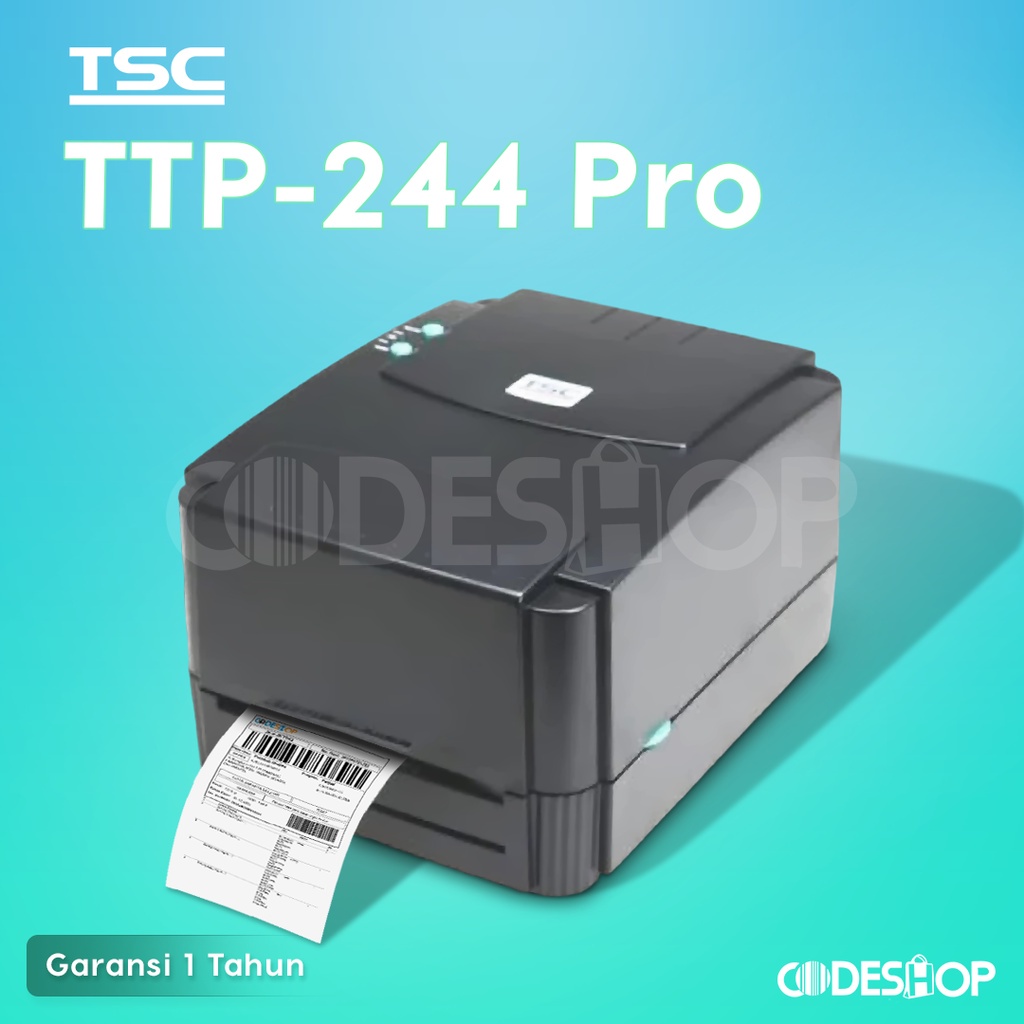 Jual Barcode Printer TSC TTP-244 PRO - TTP 244 PRO - TTP244 PRO USB ...