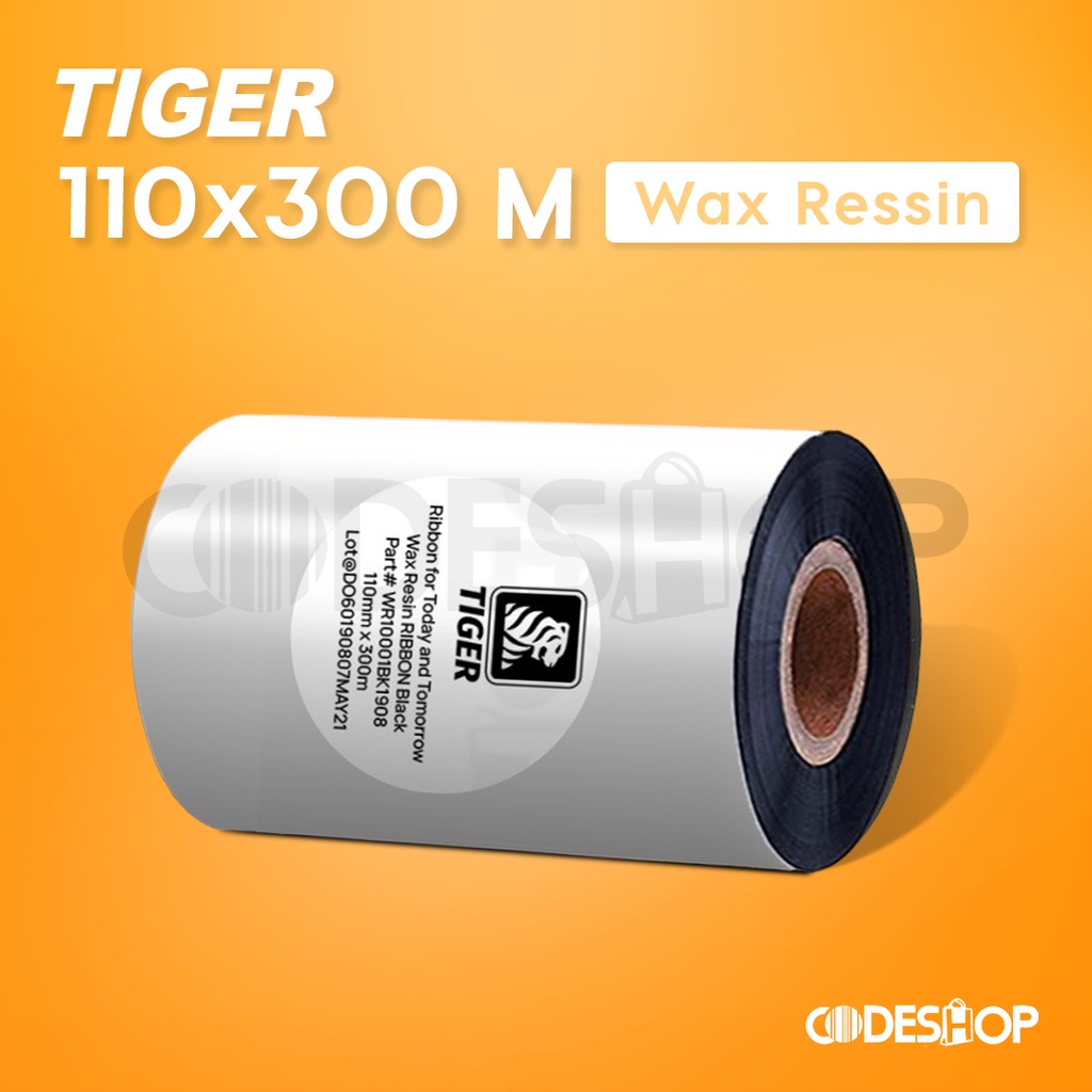 Jual CARBON RIBBON BARCODE WAX RESIN UKURAN 110 X 300 METER - TAHAN ...