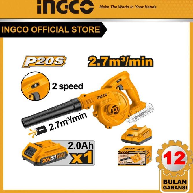 Jual P20S Mesin Blower Keong Cordless 20V Basic (1B&1Fc) Ingco ...