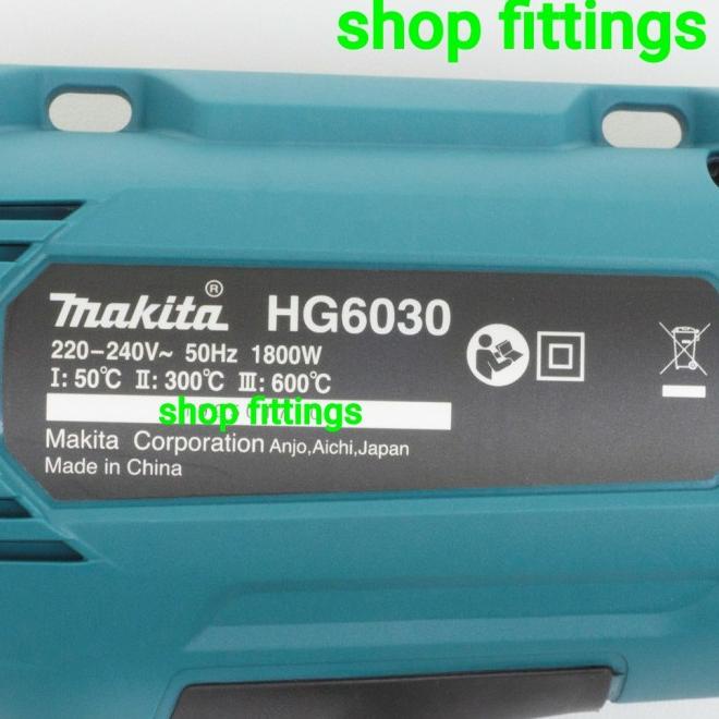 Jual Makita Hg 6030 Blower Heat Gun Pistol Alat Pemanas Hot Air Gun ...