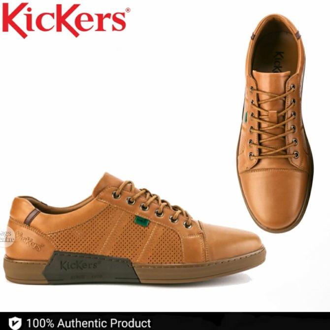 Jual Kickers Original Men 3726 Sepatu Sneakers Classic - Tan | Shopee ...