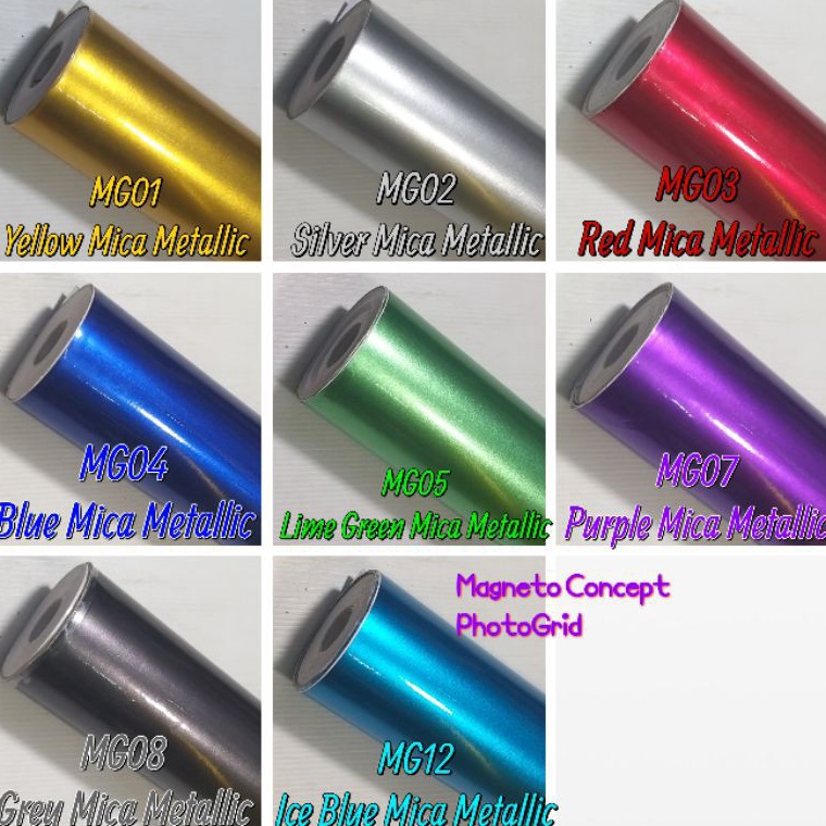 Jual Fwg09 Sticker Skotlet Metallic Mica Glossy L50cm x P100cm Metalik ...
