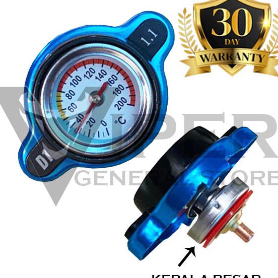 Jual 'ZAq D1 1.1 Tutup Radiator Temperatur Indikator Suhu Universal ...