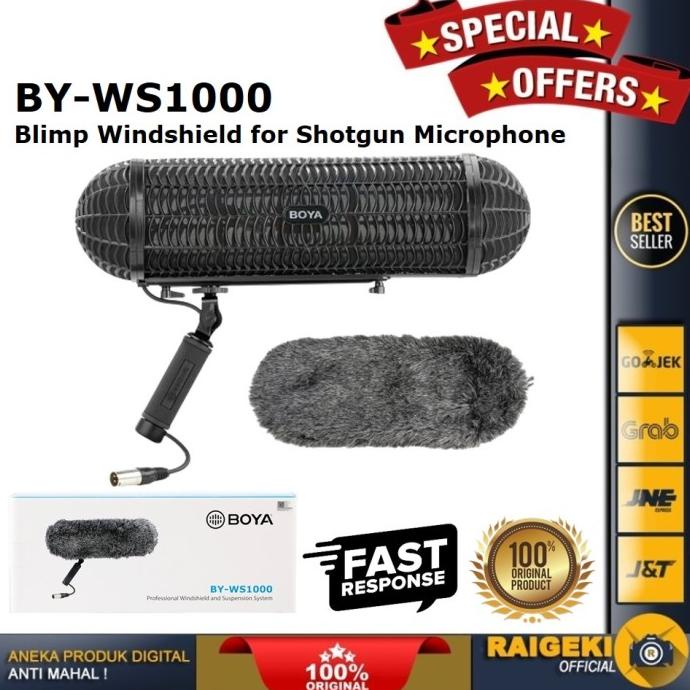 Jual Boya BY-WS1000 Blimp Windshield for Shotgun Microphone | Shopee Indonesia