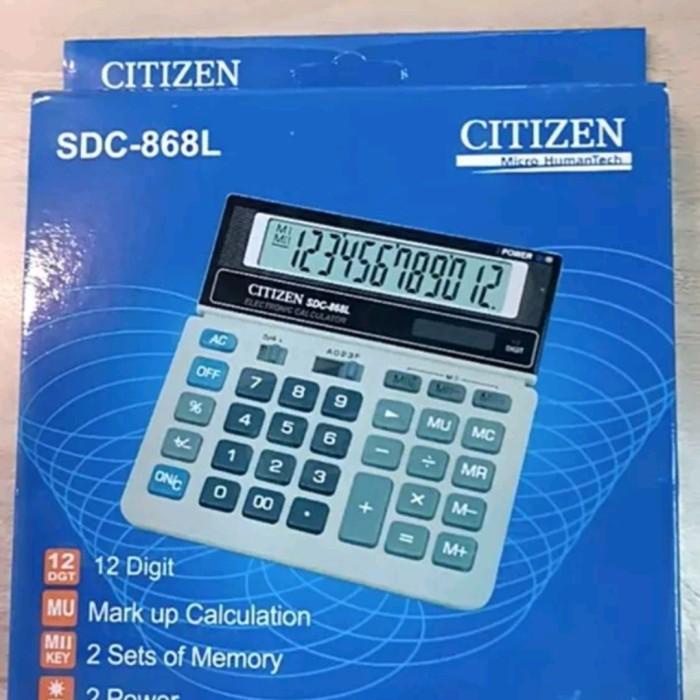 Jual Original Citizen Calculator Sdc-868L - Kalkulator Desktop Meja ...