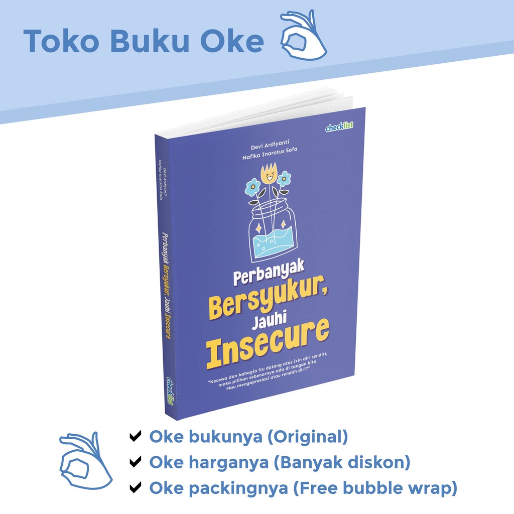 Jual Buku "Perbanyak Bersyukur, Jauhi Insecure" (Motivasi Diri ...