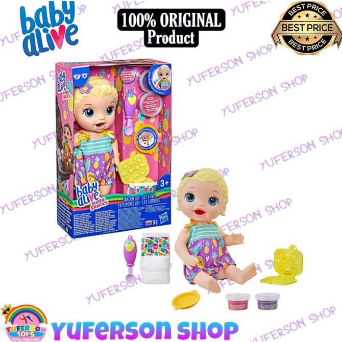 Jual Baby Alive Super Snacks Snackin' Lily Original Hasbro | Shopee Indonesia
