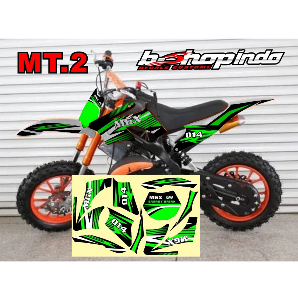 Jual sticker striping mini trail mt2 tak full body motif energi drink ...
