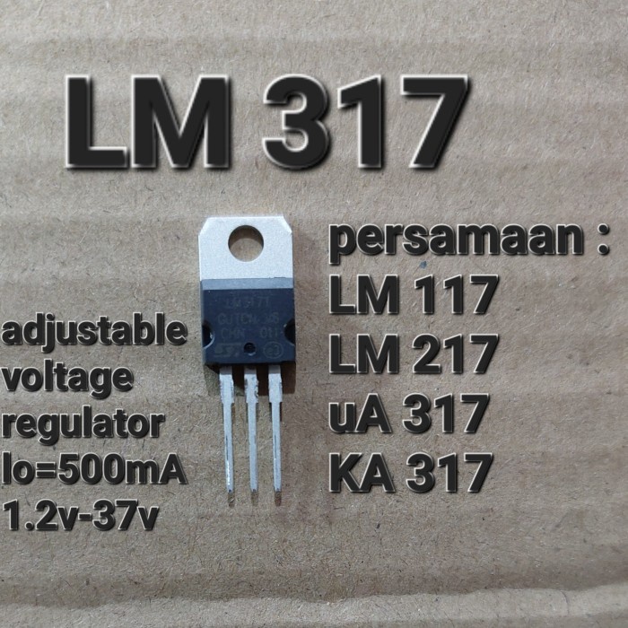 Jual LM 317 lm317 lm ka tl ua kia 117 217 317 317k 217hv 117hv 317clp ...