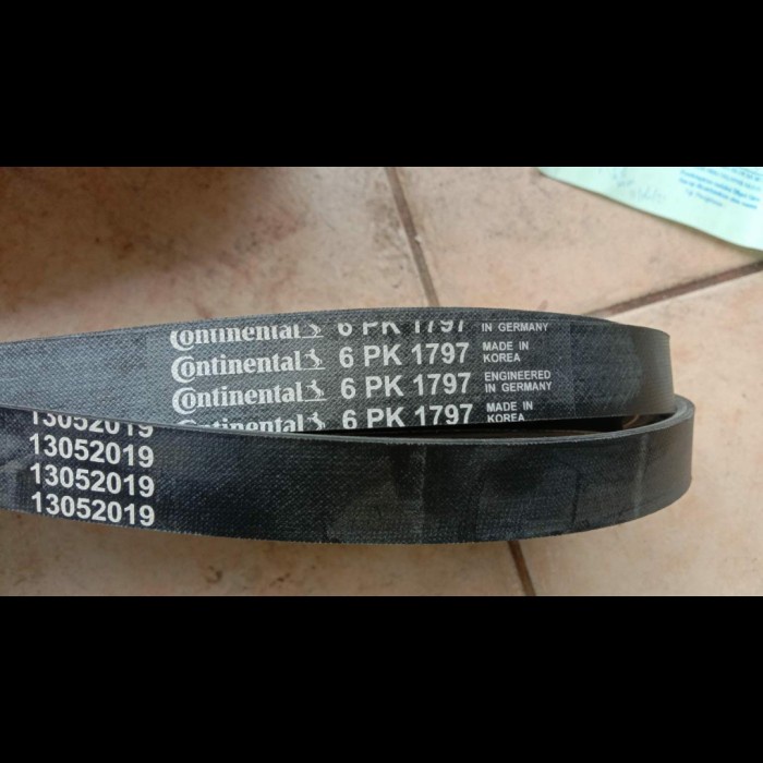 Jual Fanbelt Vanbelt V Belt Spin 1200 1.2 Aveo Sonic 6Pk1797 Continental | Shopee Indonesia
