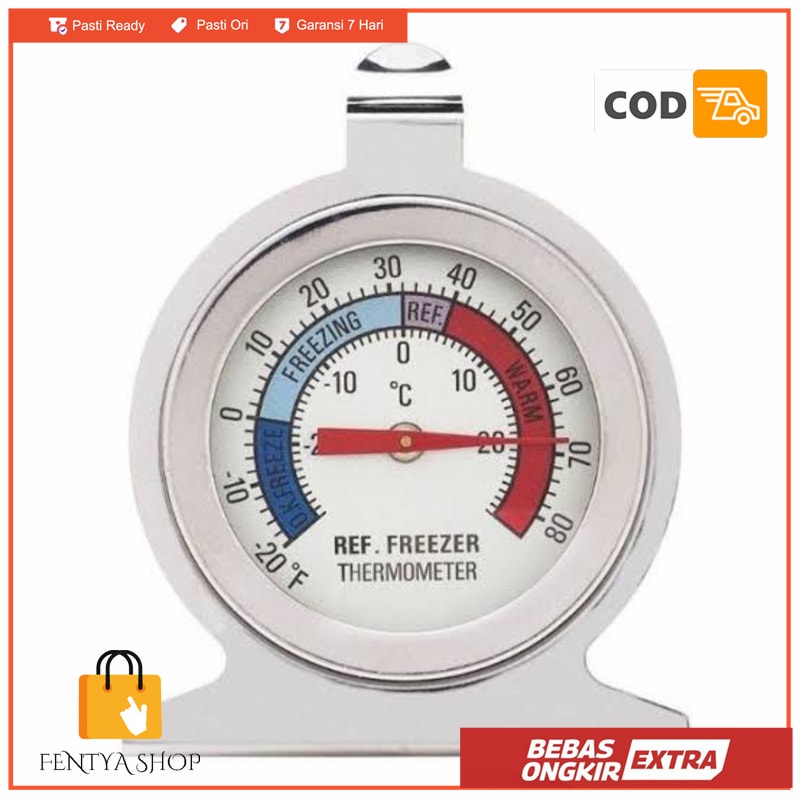 Jual thermometer freezer kulkas termometer refrigerator stainless ...