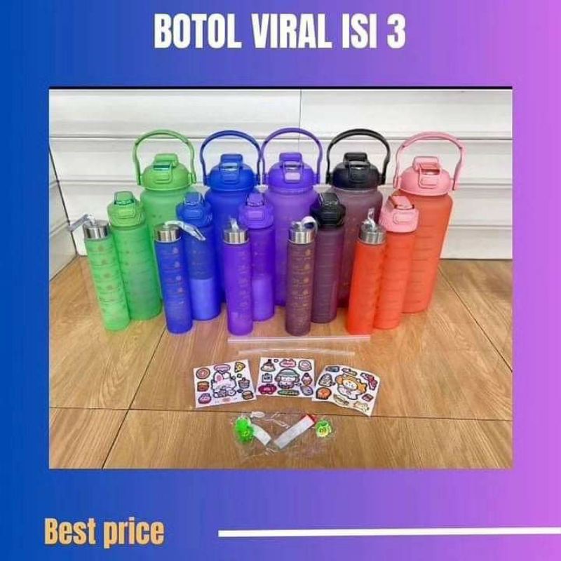 Jual Botol Viral isi 3 Bisa Berubah Warna | Shopee Indonesia