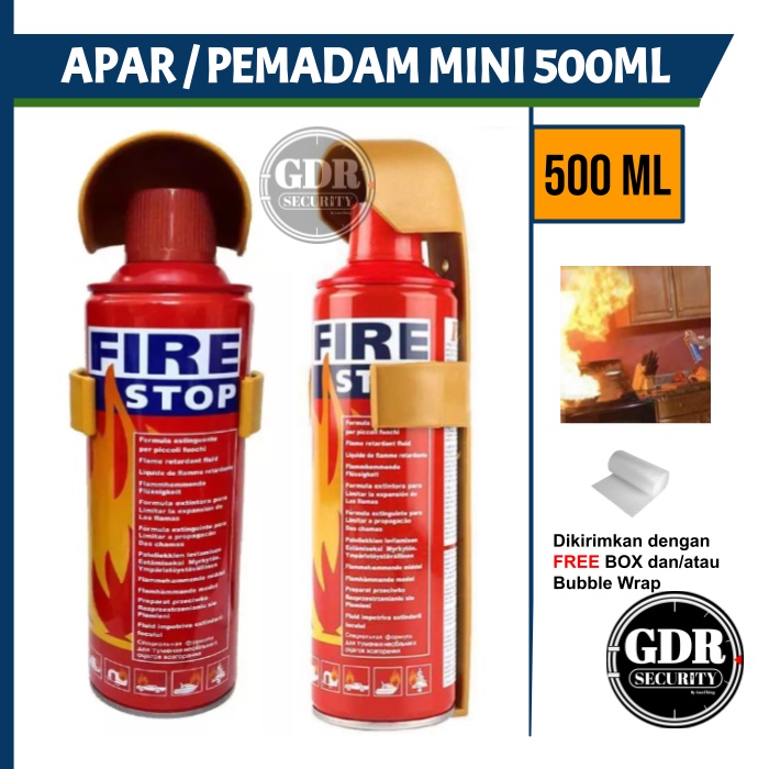 Jual Pemadam Api Busa FIRESTOP 500ML / Portable Mini Fire Extinguisher ...