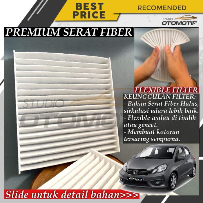 Jual FILTER AC HONDA BRIO LAMA SERAT FIBER FIBERGLASS FILTER CABIN best ...