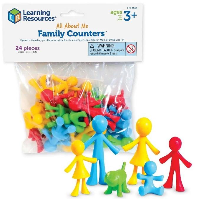 Jual promo Learning Resources All About Me Family Counters Smart Pack ...