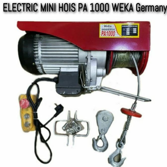 Jual Electric Mini Hoist / Katrol Listric 1 Ton X 12 Meter | Shopee ...