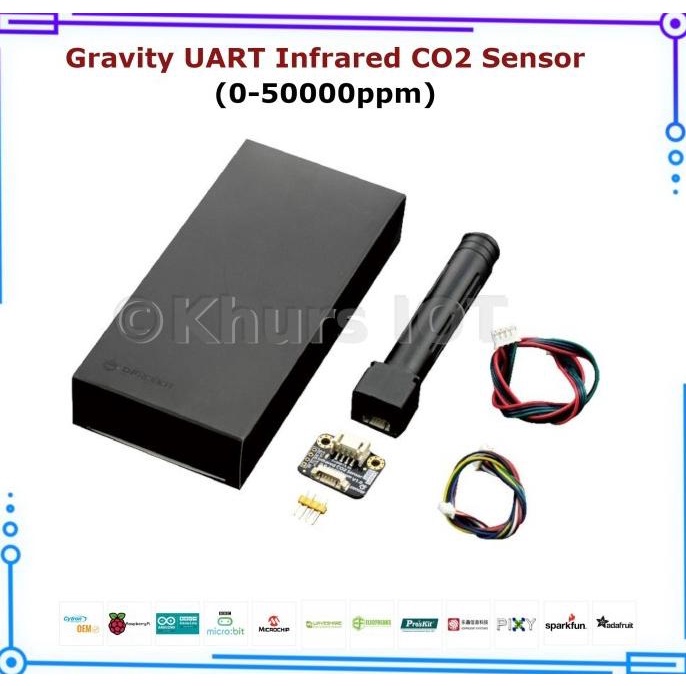 Jual DFRobot Gravity : UART Infrared CO2 Sensor (0-50000ppm) | Shopee ...