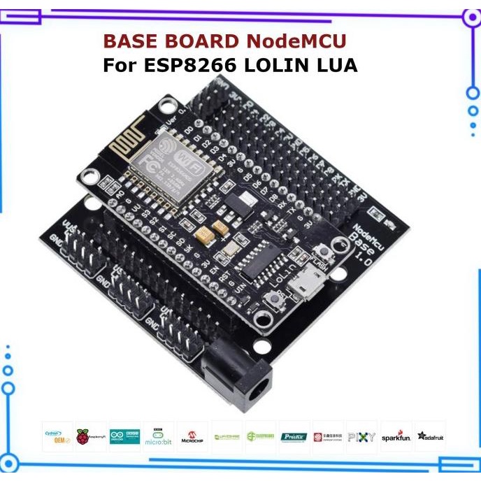 Jual Base Plate Board NODEMCU Lolin LUA WIFI ESP8266 | Shopee Indonesia