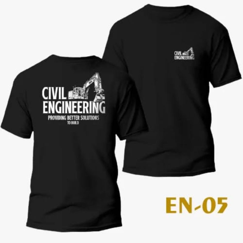 Jual KAOS CIVIL ENGINEERING TEKNIK SIPIL || DTF PRINTING | Shopee Indonesia
