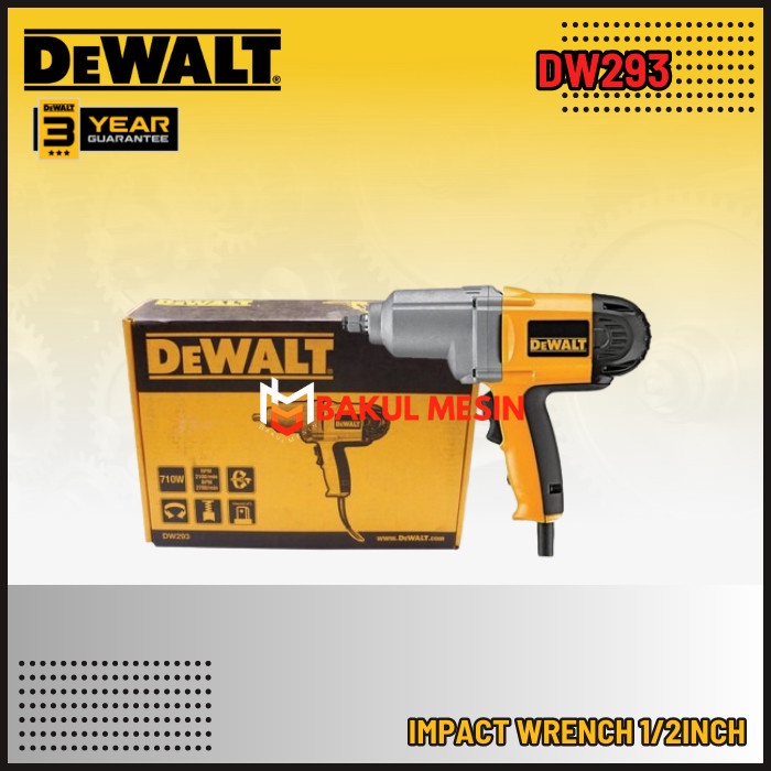 Jual DEWALT DW293 IMPACT WRENCH DW 293 MESIN PEMBUKA BAUT 1/2inch ...
