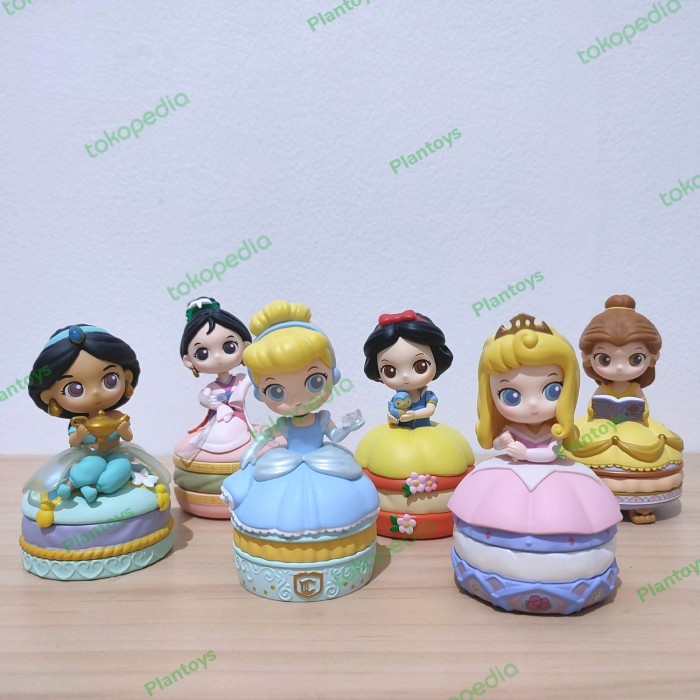 Jual PROMO!!! MINISO DISNEY PRINCESS MACARON JEWELRY BOX BLIND BOX ...