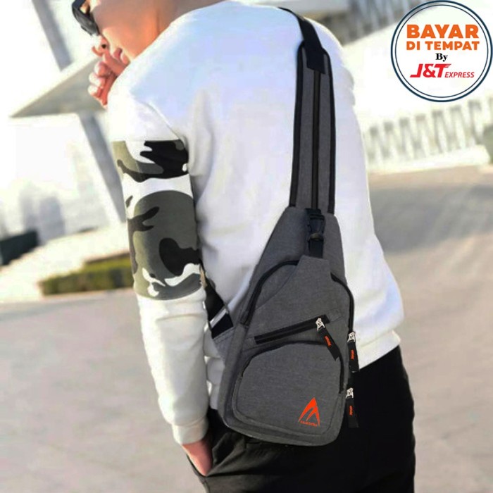 Jual Tas Sling Bag Pria Metric 7553 Dual Fungsi Slingbag Dan Ransel ...
