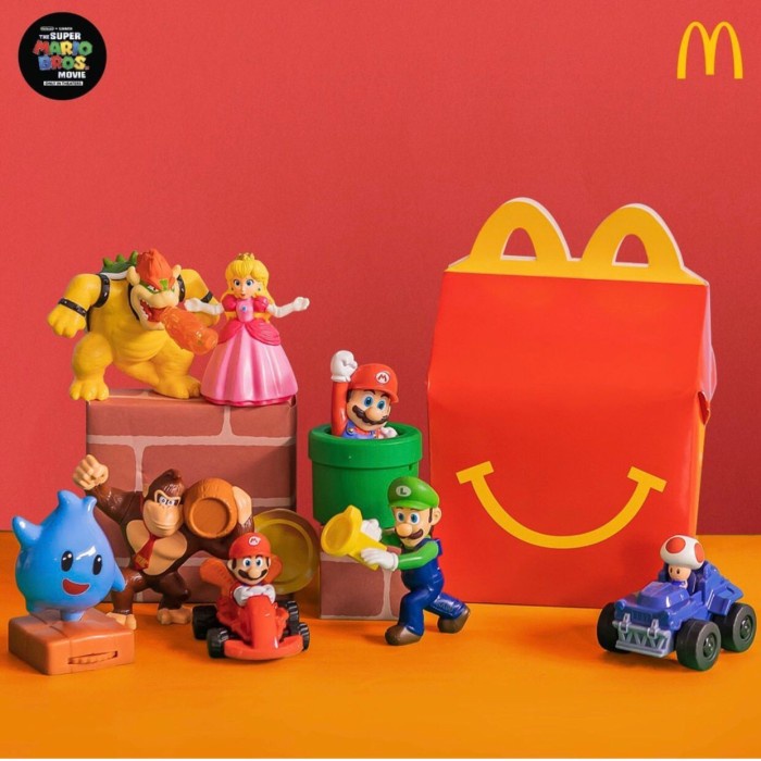 Jual PROMO!!! HAPPY MEAL MCD THE SUPER MARIO BROS MOVIE MAINAN MCDONALD ...